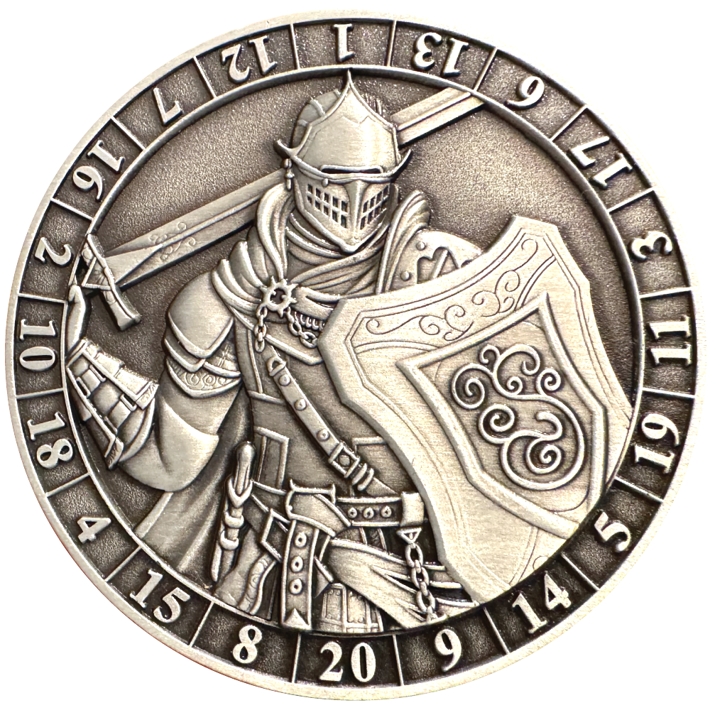 Dice Coin d20 Paladin – Goliath Coins