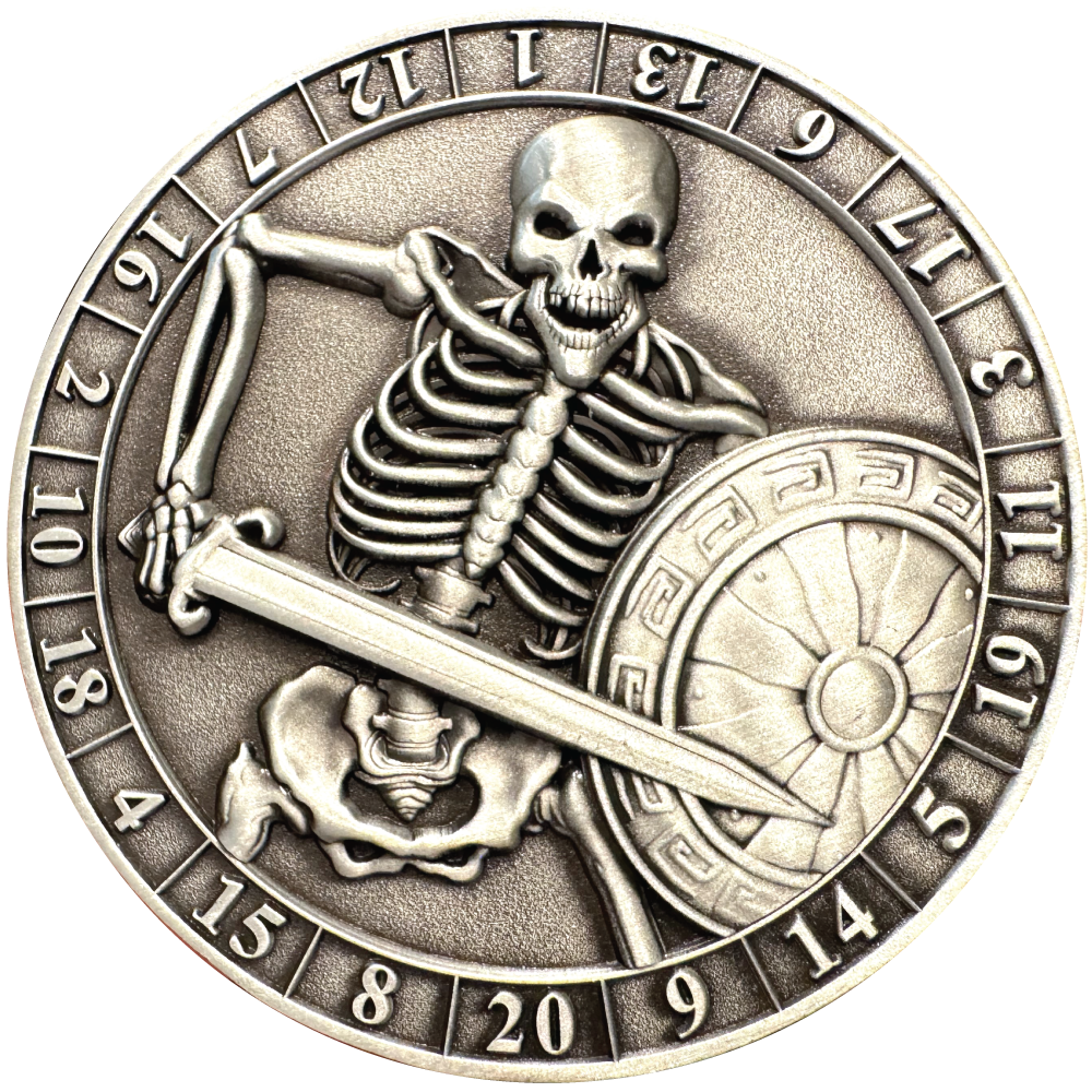 Dice Coin d20 Skeleton – Goliath Coins