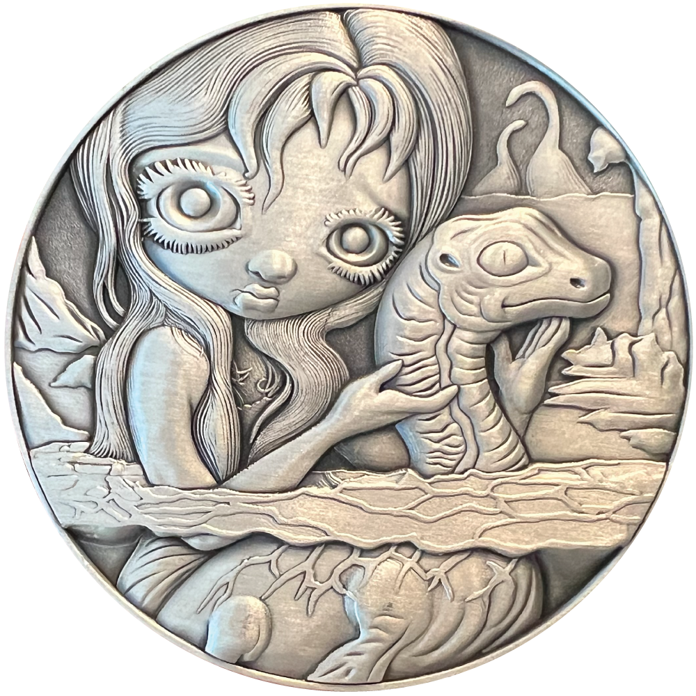 Plesiosaur Lagoon Death & the Maiden Goliath Coin – Goliath Coins