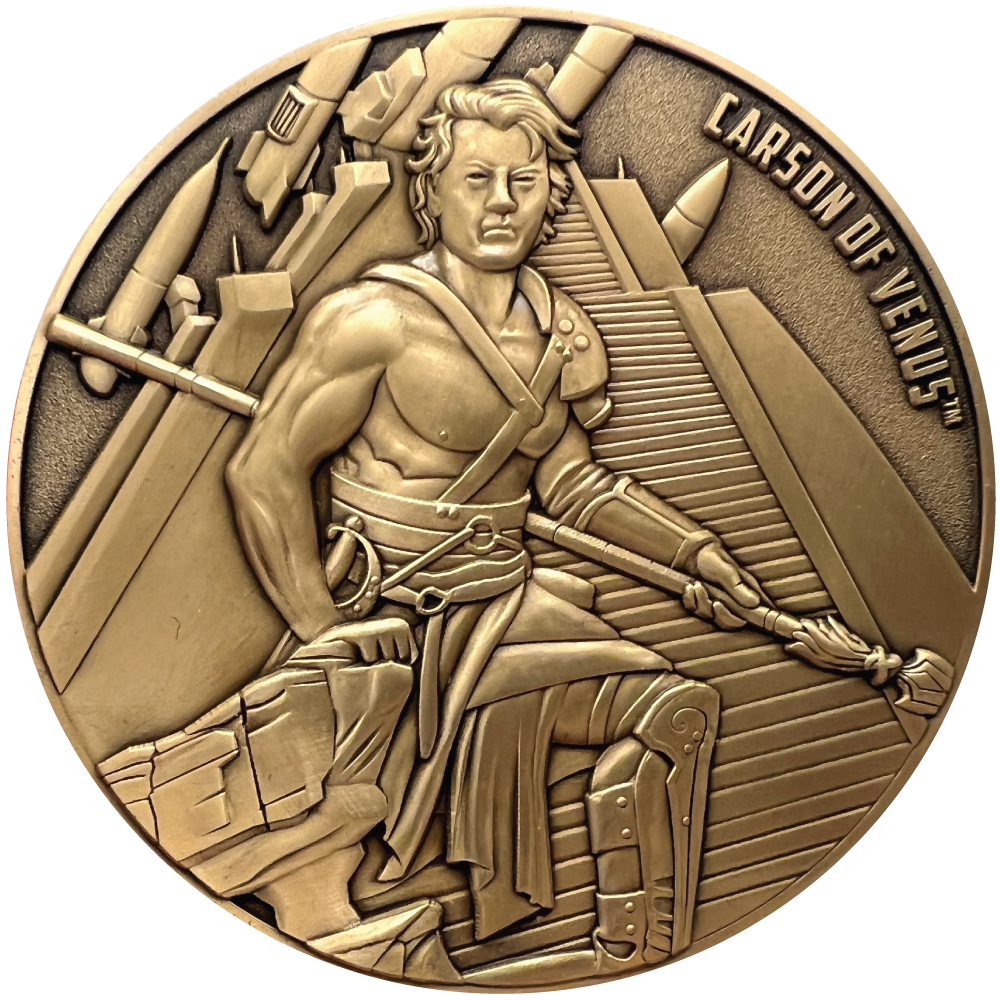 Edgar Rice Burroughs "Carson of Venus" Goliath Coin – Goliath Coins