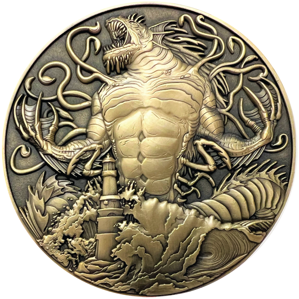 Call of Cthulhu "Dagon" Goliath Coin – Goliath Coins