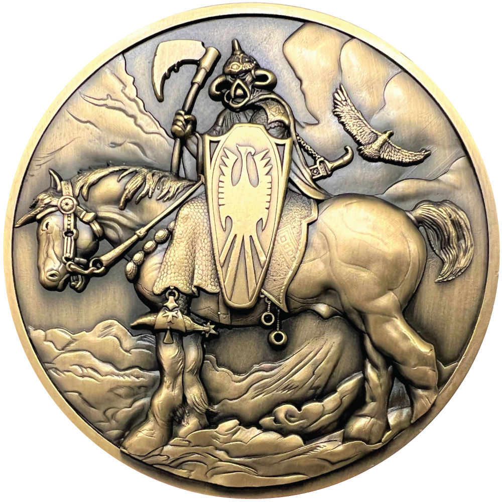 Frank Frazetta's "Death Dealer" Goliath Coin – Goliath Coins