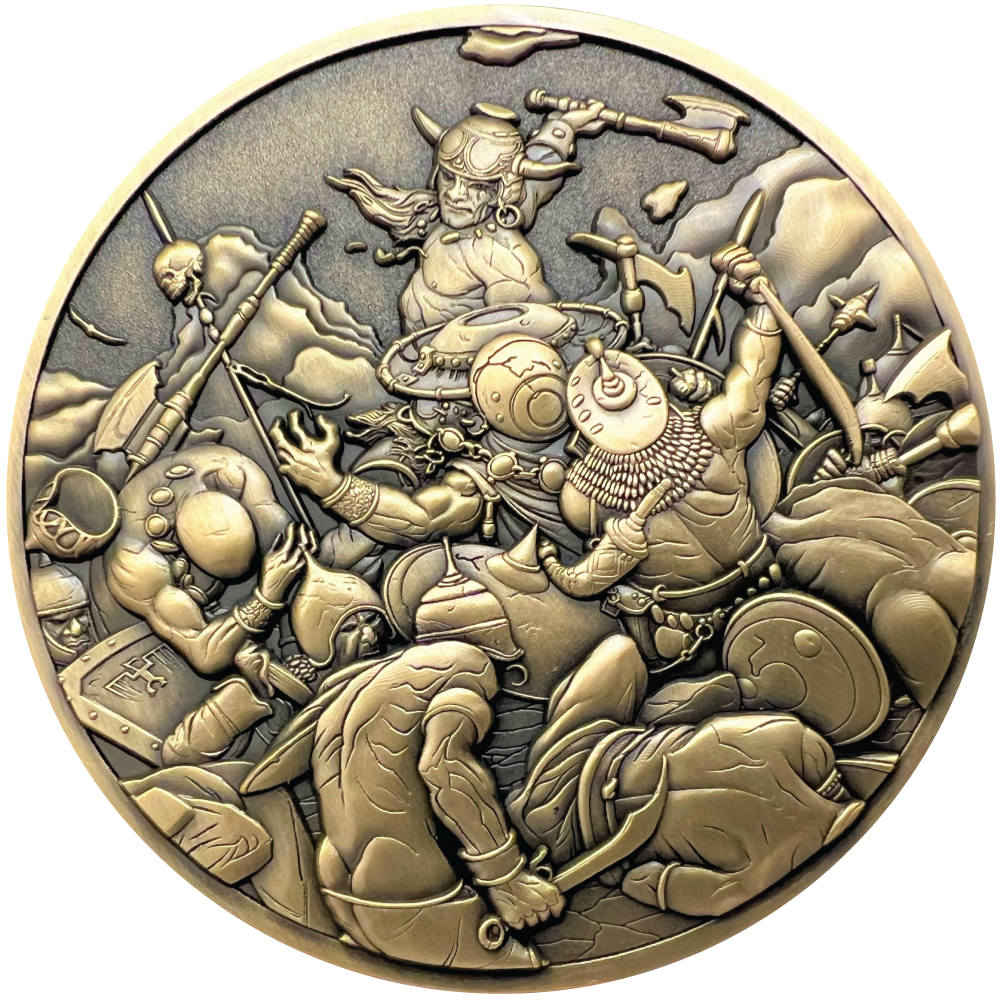Frank Frazetta's "Destroyer" Goliath Coin – Goliath Coins