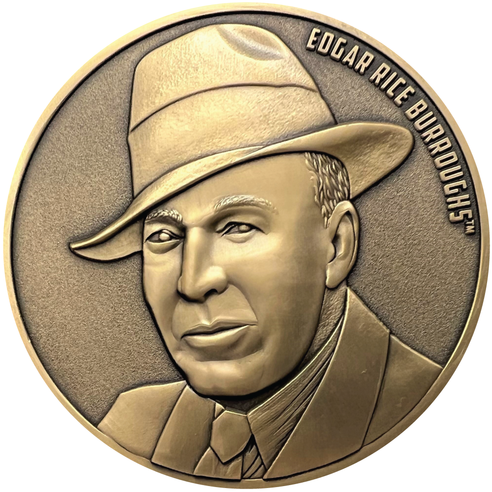 Edgar Rice Burroughs "ERB Portrait" Goliath Coin – Goliath Coins