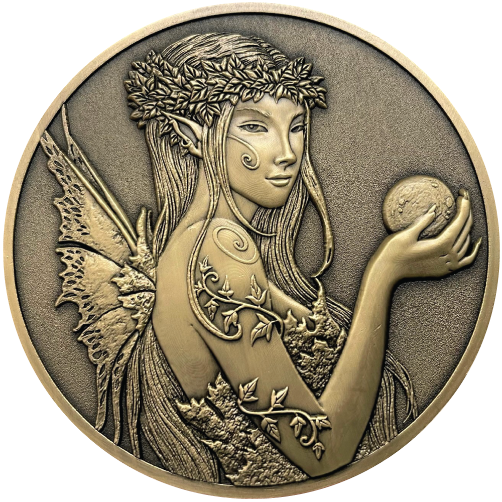 Amy Brown's "Enchanted Ivy" Goliath Coin – Goliath Coins