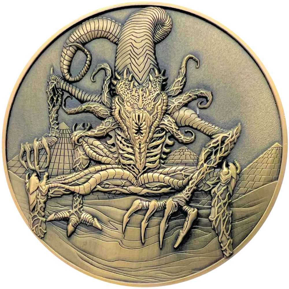 Call of Cthulhu "Nyarlathotep" Goliath Coin – Goliath Coins
